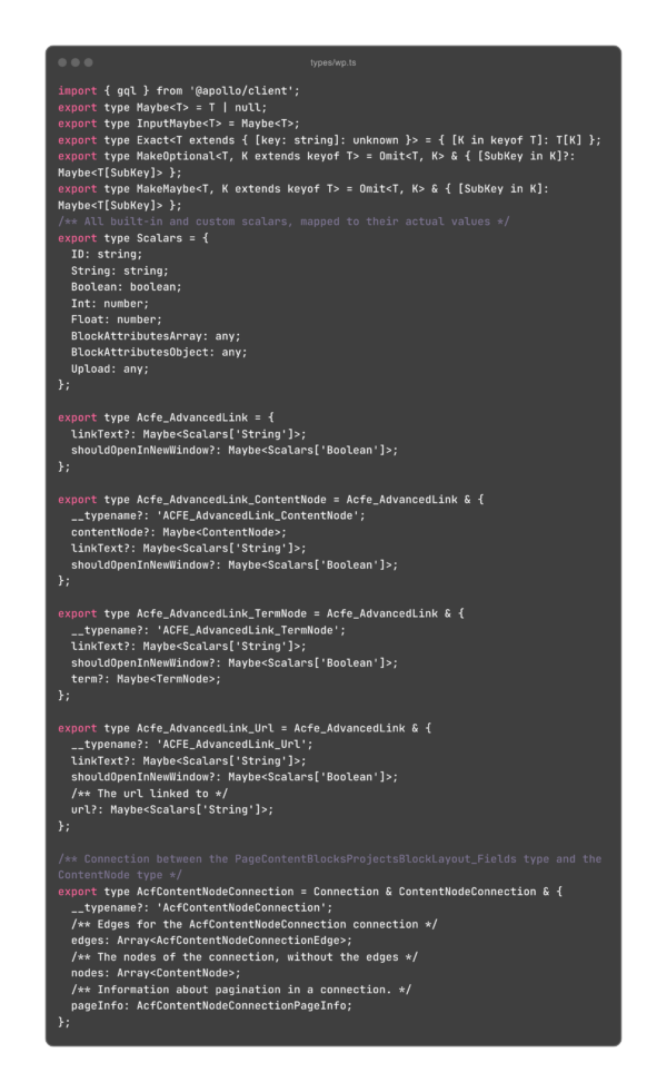 How To Generate Typescript Types For Any Graphql Api César E Benavides 3591
